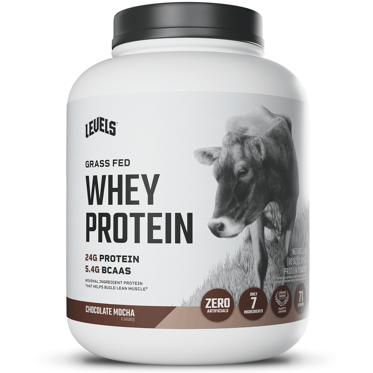 Grass Fed Whey Protein Powder - Levels