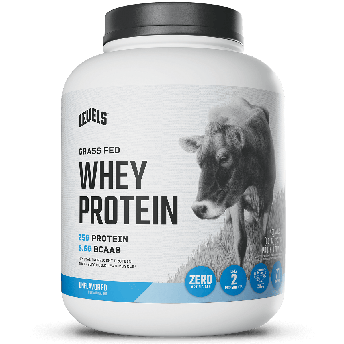 Grass Fed Whey Protein Powder - Levels