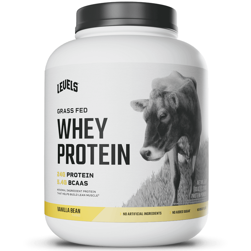 Grass Fed Whey Protein Powder - Levels