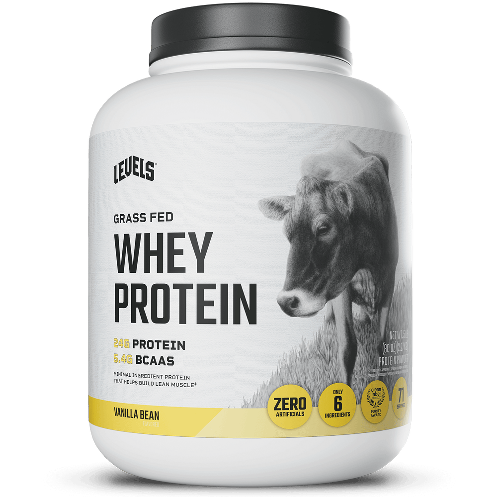 Grass Fed Whey Protein Powder - Levels