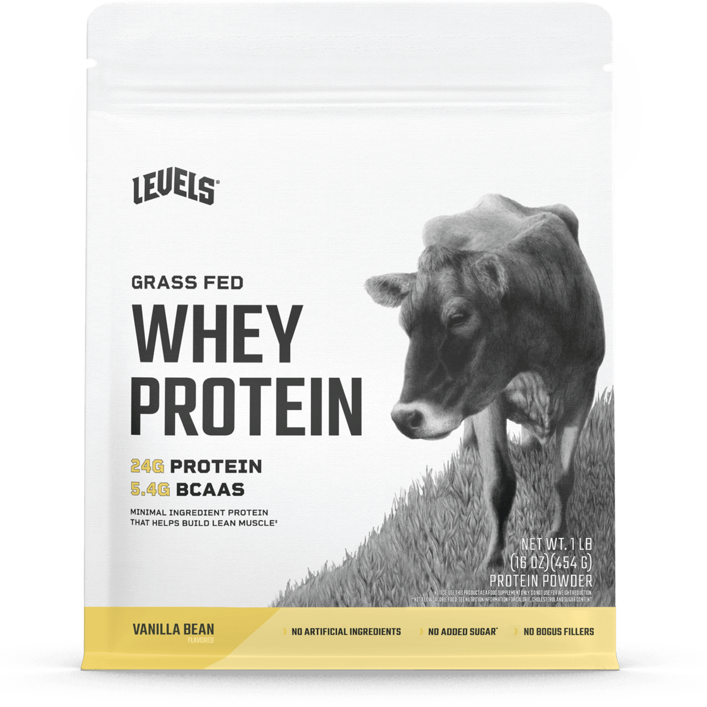 Grass Fed Whey Protein Powder - Levels