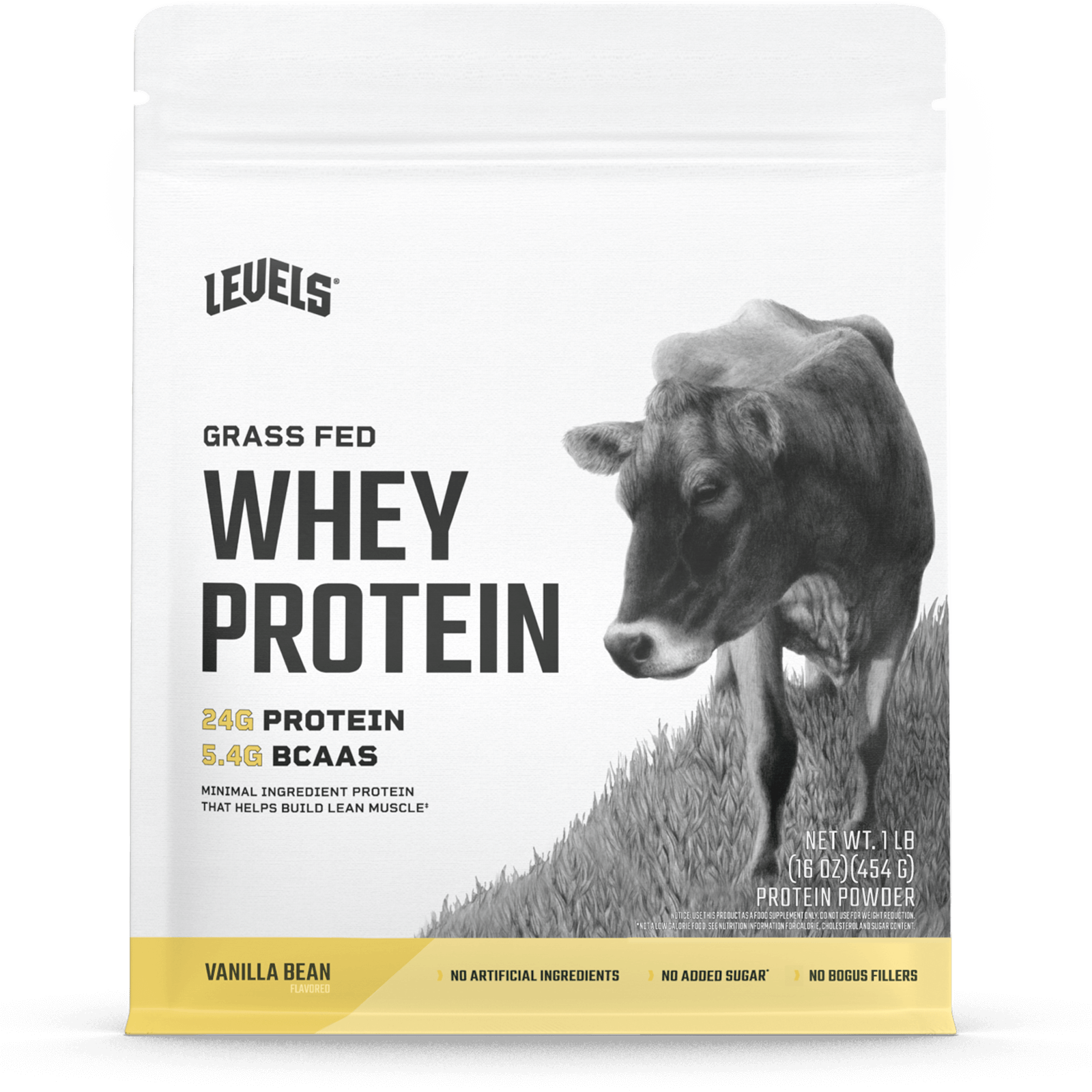Grass Fed Whey Protein Powder - Levels
